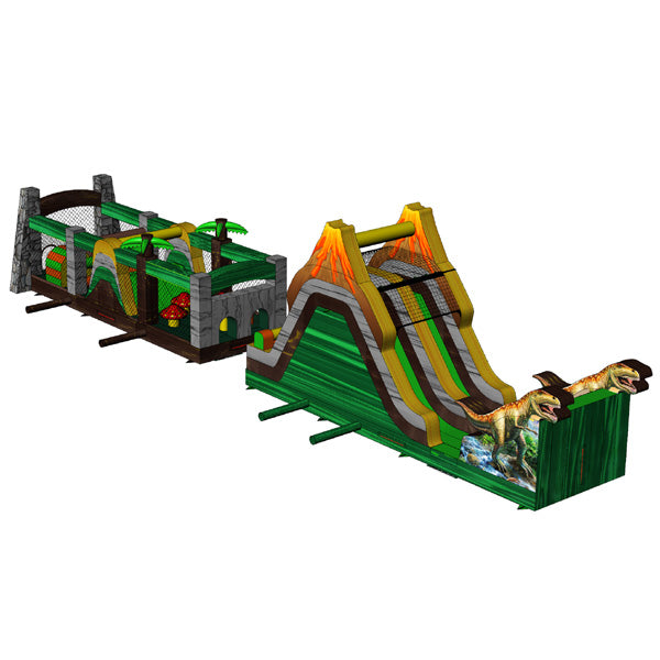 66'L Jurassic Obstacle Course Wet n Dry – The Carnival Depot