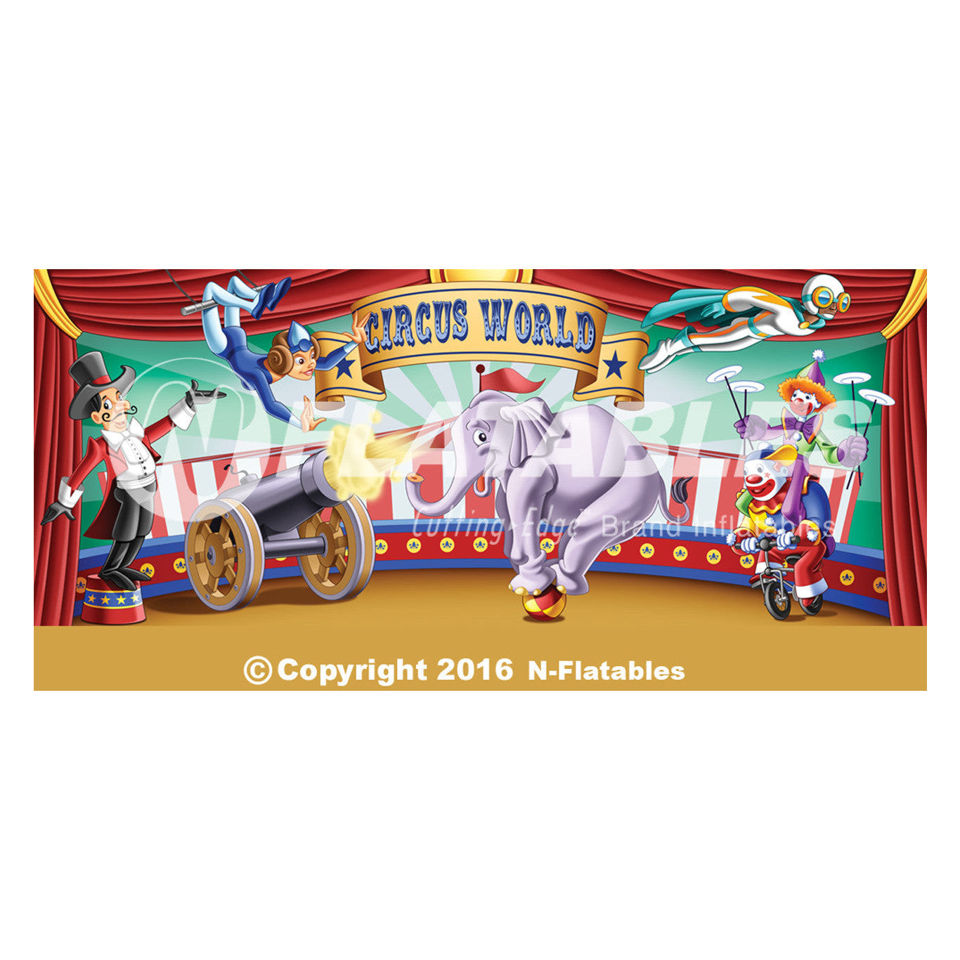 Circus World™ Removable Art Panel – The Carnival Depot